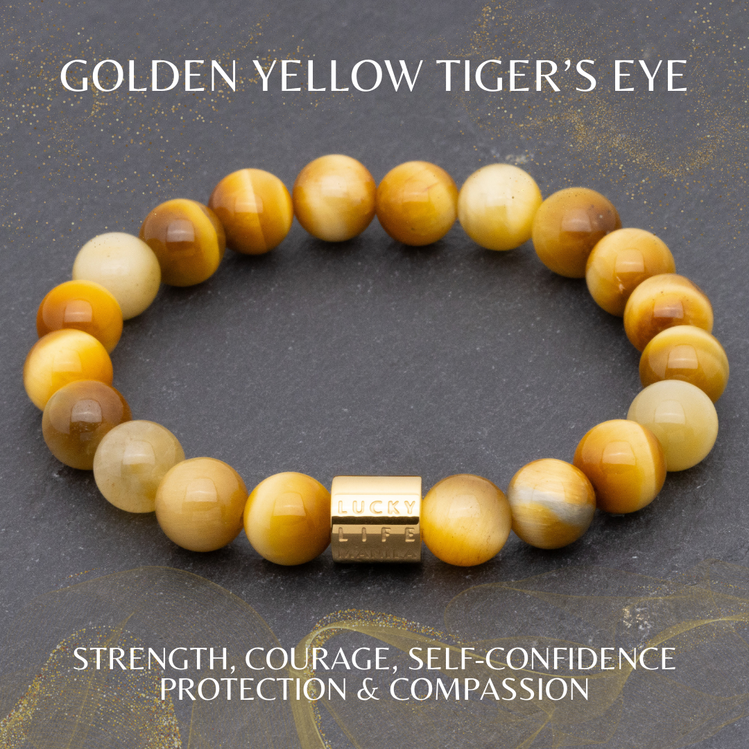 Classic Natural Golden Yellow Tiger's Eye Bracelet – Lucky Life Manila